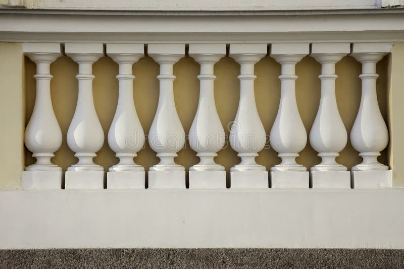 Classical Architectural Baluster Stock Image - Image of fragment ...