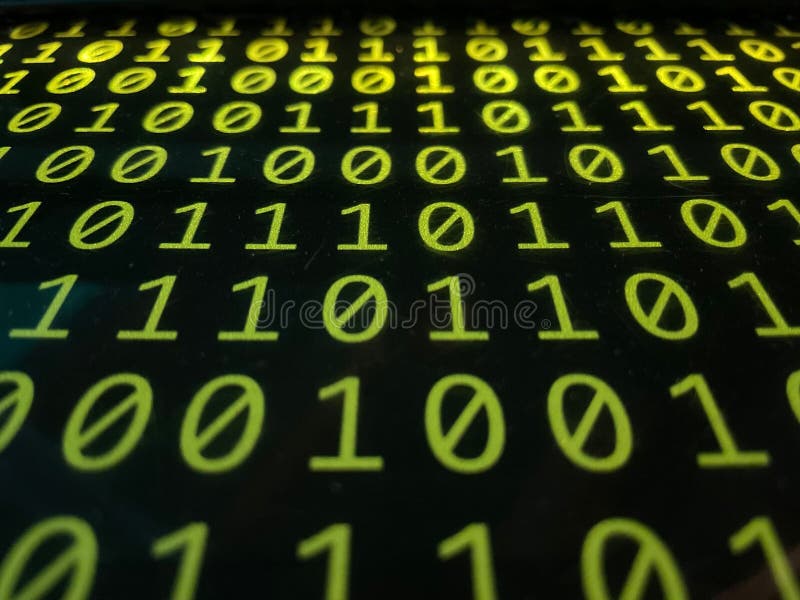 Series of Binary Code of Zeroes and Ones for a Big Data Stock ...
