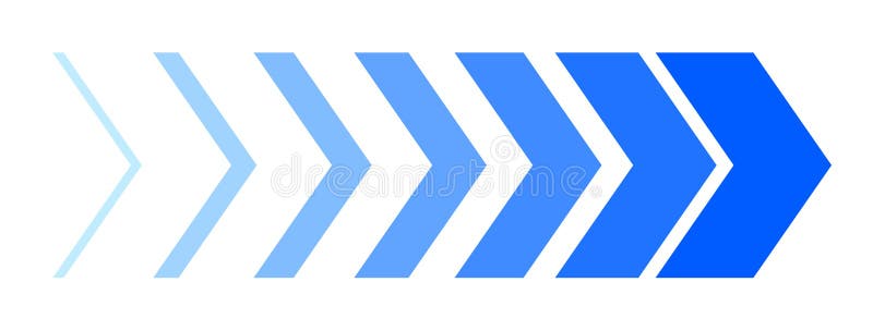 Blue Gradient Arrows stock vector. Illustration of design - 321605499