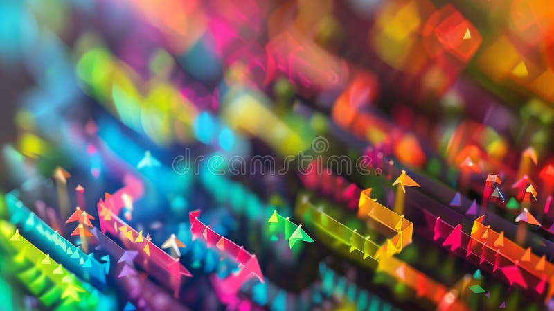 A Series of Brightly Colored Arrows Representing the Flow of ...