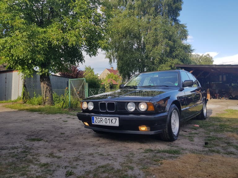 Bmw e34 editorial stock image. Image of series, classic - 123565799