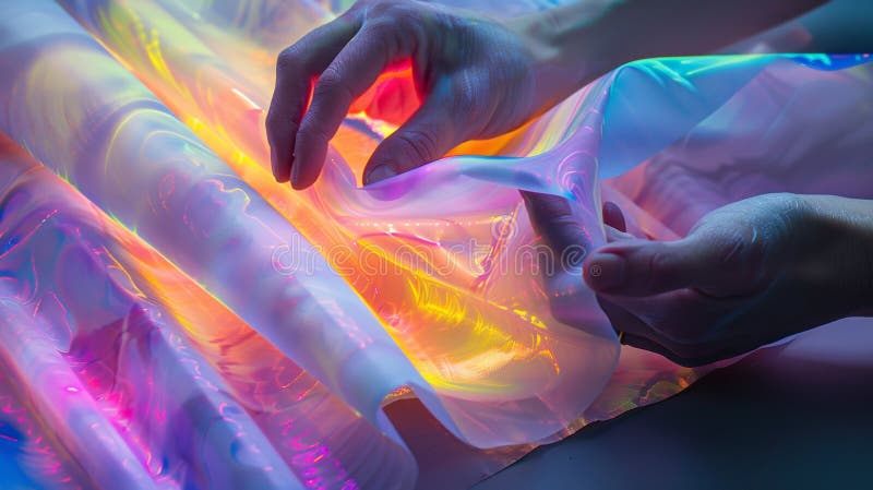 A Series of Closeup Shots Displaying the Transformation of a Plain ...