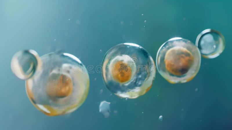 A Series of Developing Egg Cells Each One in a Different Stage of ...