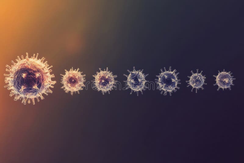 Progression of Virus Forms from Basic To Complex Showing Structural ...
