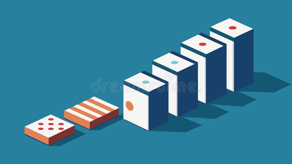 A Series of Dominoes with Each One Representing a Different Step in the ...