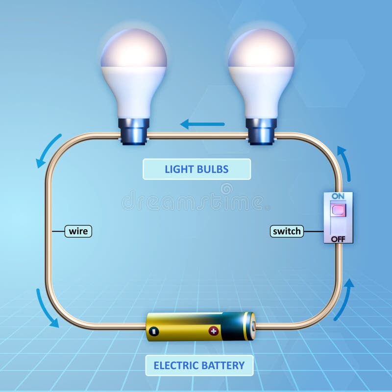 Series Circuit Diagram Stock Illustrations – 232 Series Circuit Diagram ...