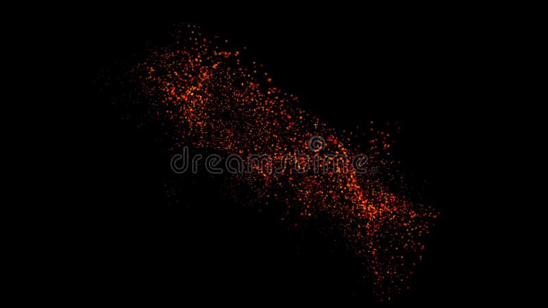 Abstract Particle Light Trails Dark Background Motion Concept for ...