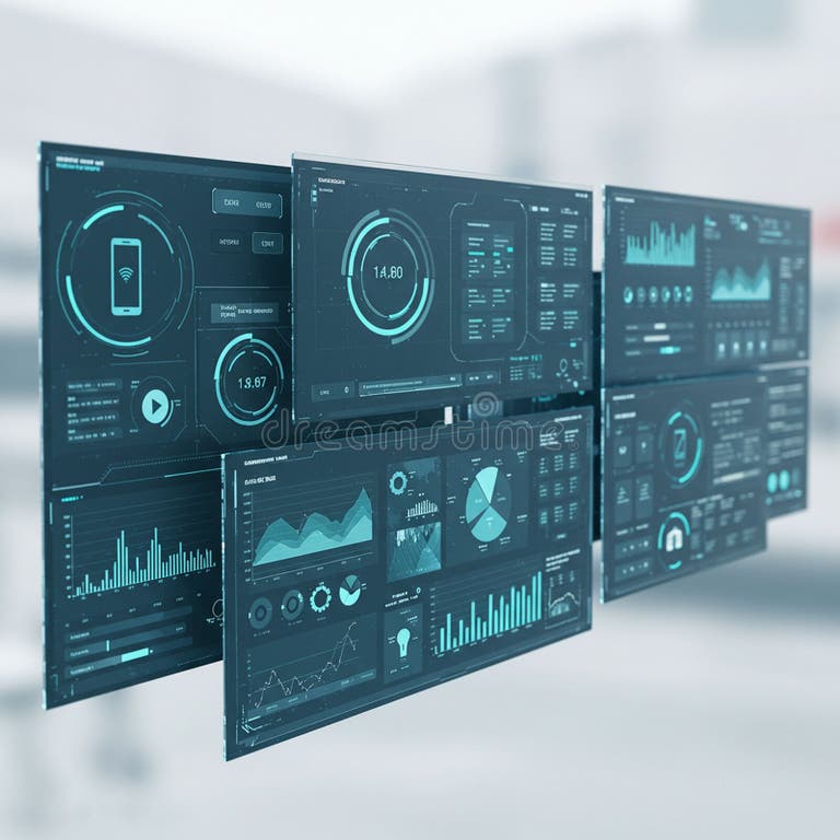 A Sleek White Electronic Device with a Touchscreen Interface Displaying ...