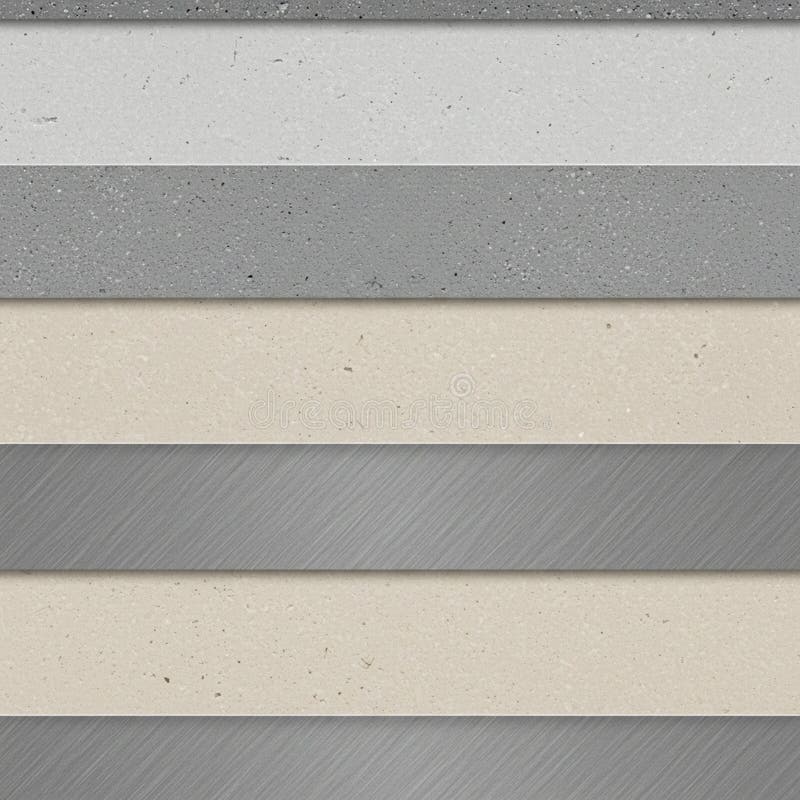 A Series of Horizontal Bands Displays Various Textures and Shades. the ...