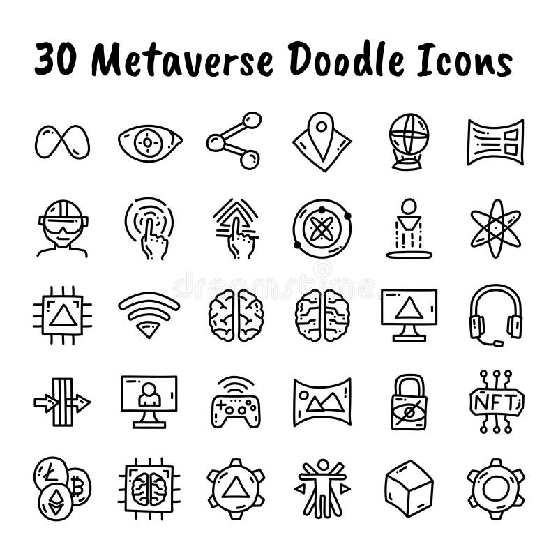 Metaverse Icons Stock Illustrations – 708 Metaverse Icons Stock ...