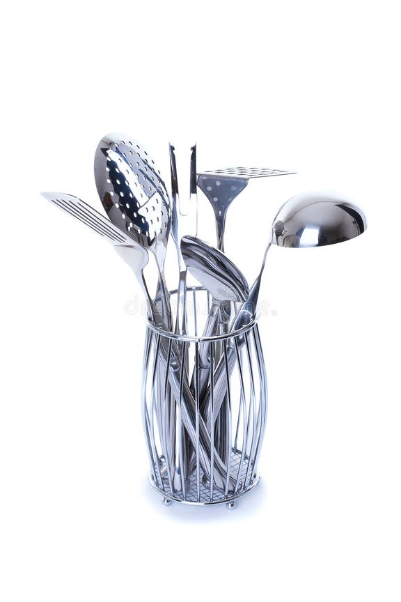 Series of Images of Kitchen Ware. Kitchen Tools Stock Image - Image of ...