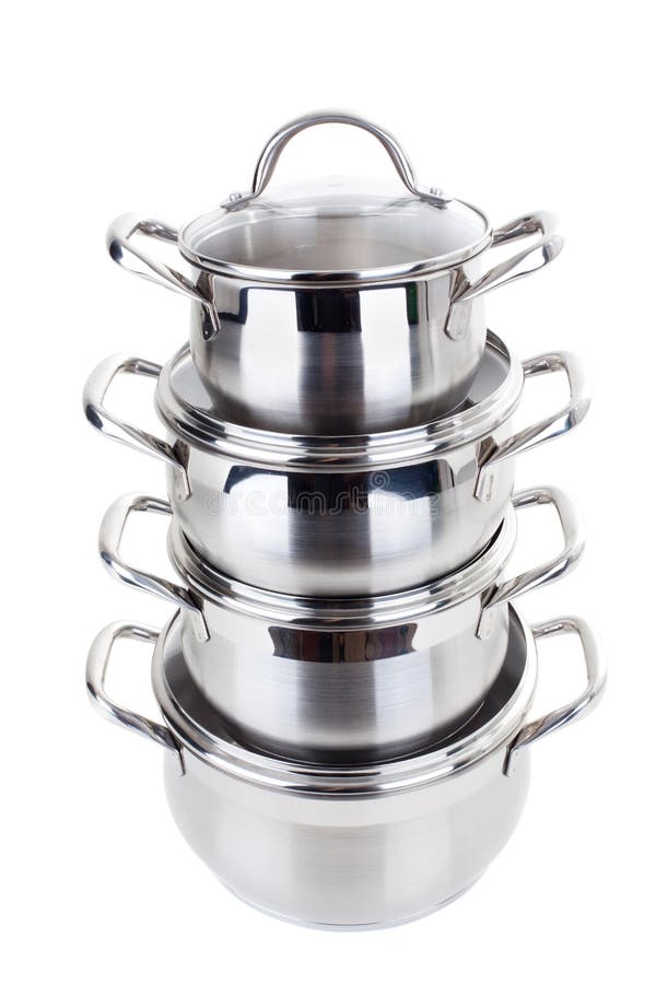 Series of Images of Kitchen Ware. Pan Stock Image - Image of metal ...