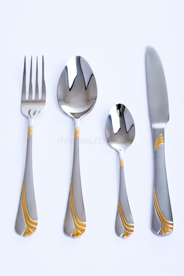 Series of Images of Kitchen Ware. Plug and Spoon Stock Image - Image of ...