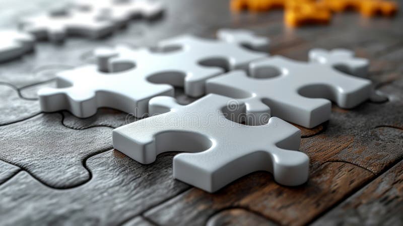 A Series of Interconnected Puzzle Pieces Each One Representing a ...