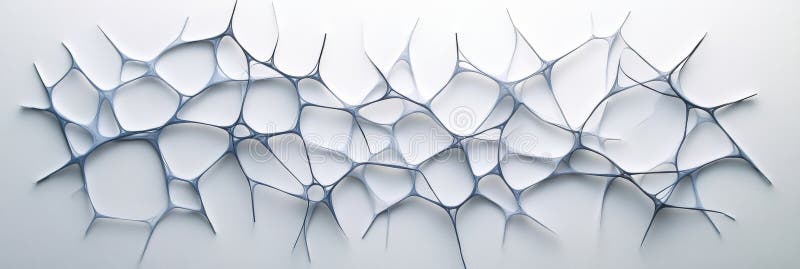 Intricate Design of Interconnected Patterns on a Light Surface Creates ...