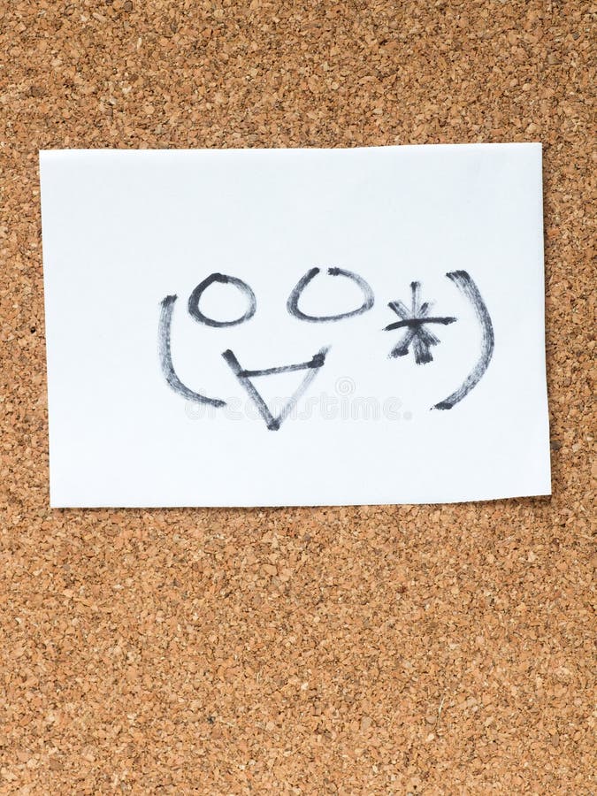 The Series of Japanese Emoticons Called Kaomoji, Smiling Stock Photo ...