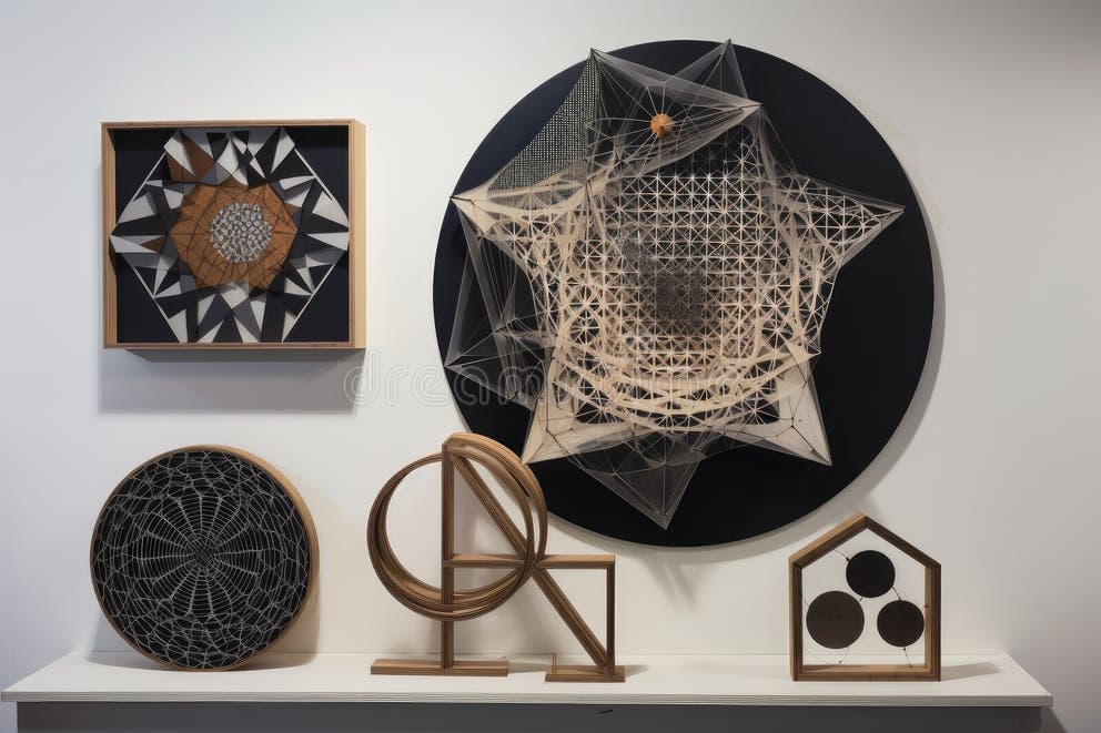 A Series of Kinetic and Interactive Geometric Artworks with Different ...