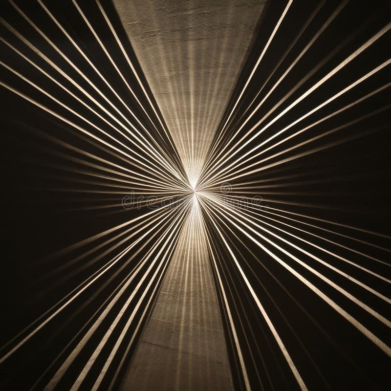 A Series of Lines that Form a Cross Shape Stock Illustration ...