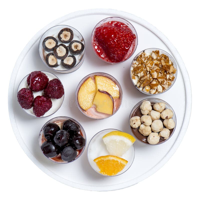 Series of Mini Ice Cream Wrapped Round Stock Photo - Image of mini ...