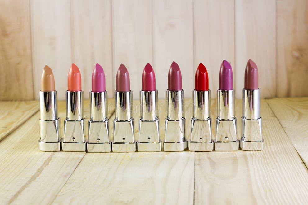 A Series of Multi-colored Lipsticks Stock Image - Image of multi ...