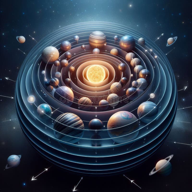A Series of Nested Spheres Each Representing a Different Celesti Stock ... A Series of Nested Spheres Each Representing a Different Celesti Stock ...