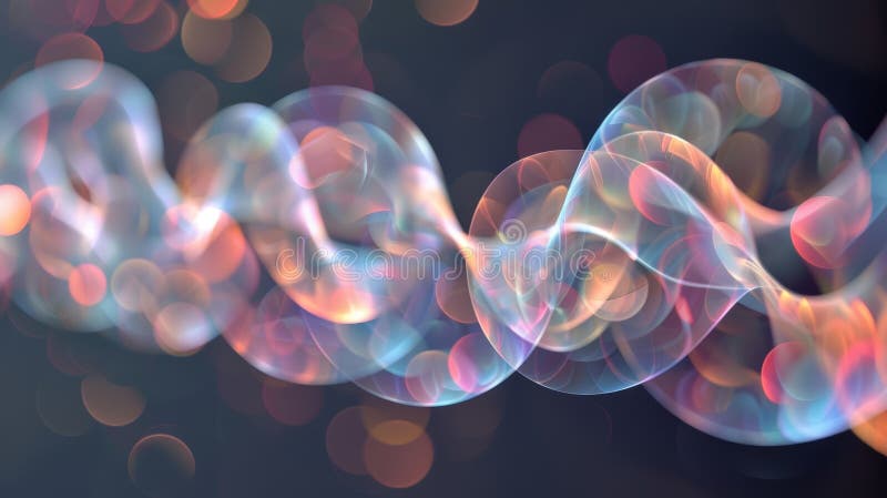 A Series of Overlapping Translucent Shapes Symbolizing the Overlapping ...