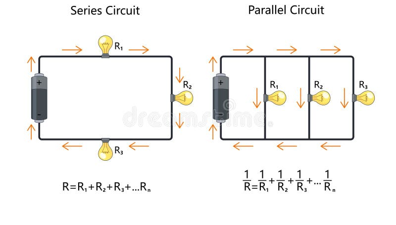 Series Parallel Circuit Stock Illustrations – 95 Series Parallel ...