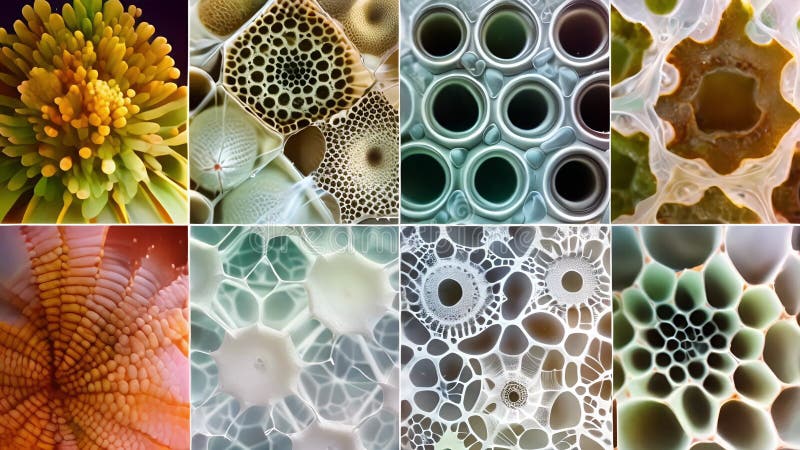 A Series of Photographs Zoomed in on Different Biofuel Molecules Each with Their Unique ...