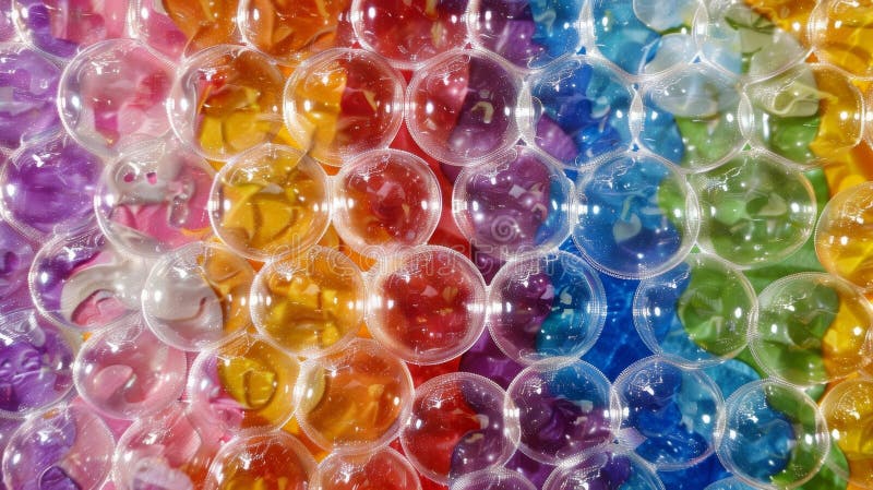 A Series of Playful Bubble Wrap Patterns for Use in Scrapbooking Adding ...
