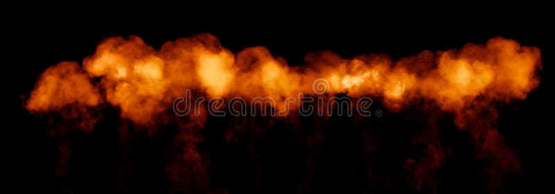 Series of Powerful Burstings with Fire, Isolated - Object 3D ...