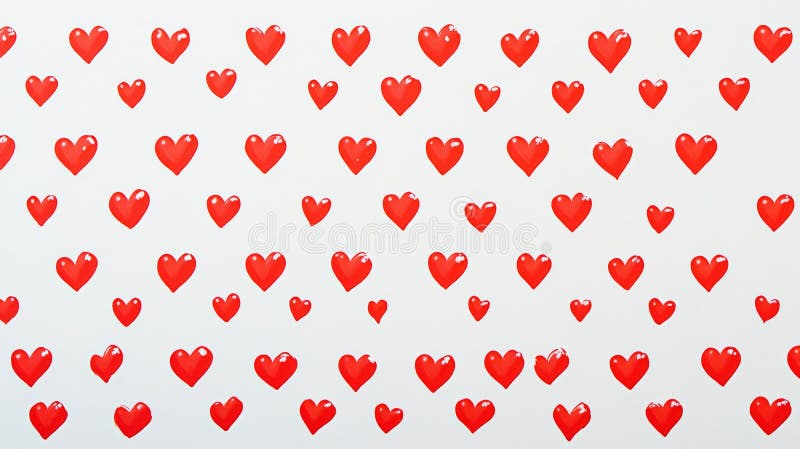 Seamless Background Red Patterns Small Hearts Stock Photos - Free ...