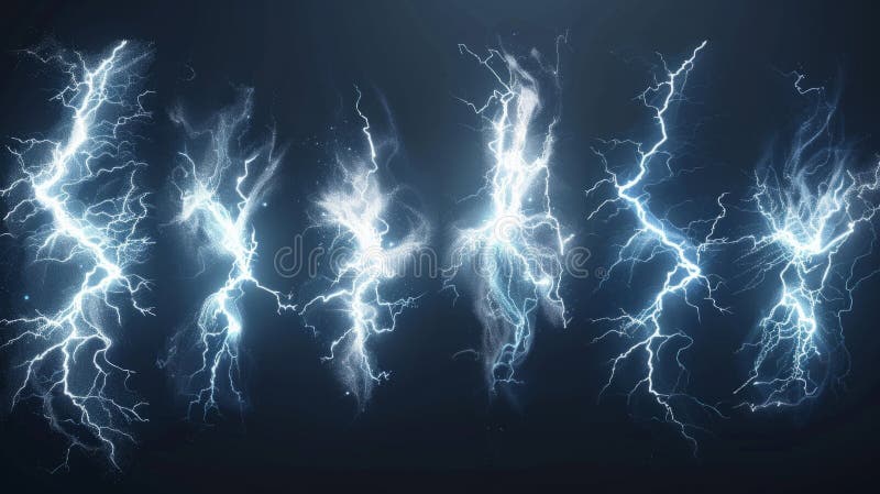 Stylized Lightning Stock Illustrations – 961 Stylized Lightning Stock ...