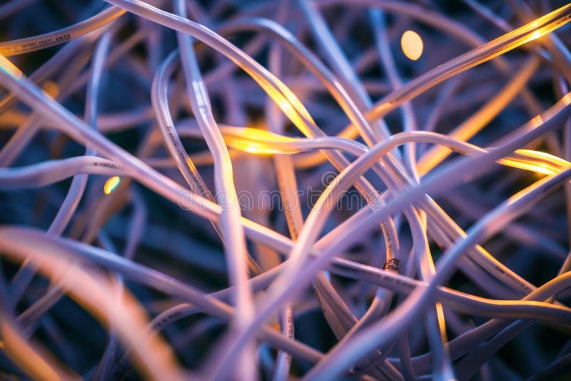 A Series of Tangled Wires Organizing into a Structured Network ...