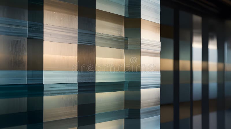 A Series of Translucent Layers Stacked To Create a Soothing Depth ...