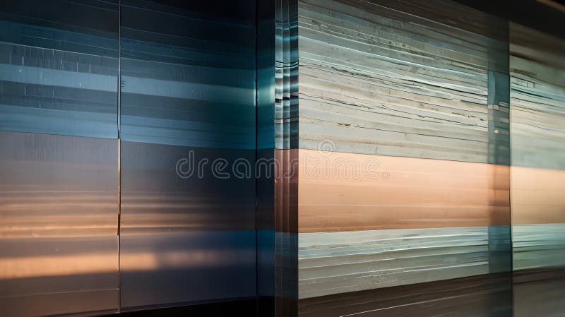 A Series of Translucent Layers Stacked To Create a Soothing Depth ...