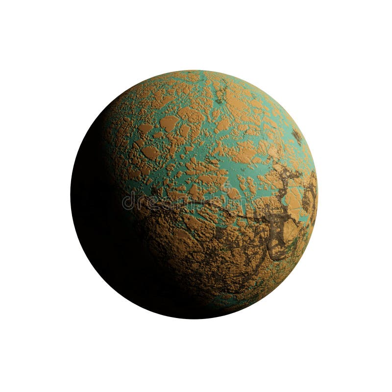 A Series of Unknown Planets on an Isolated Background Stock ...