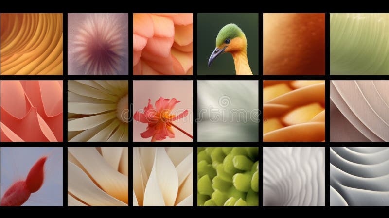 A Series of Variations on the Same Image, Each One Showing a Different ...