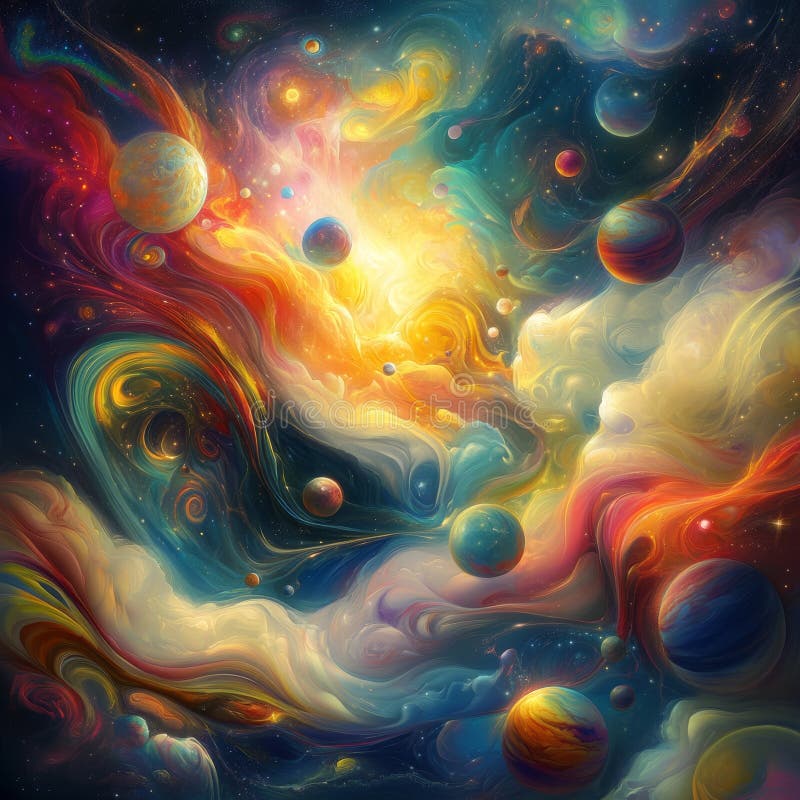 Series of Wallpapers Illustrating the Galaxy and the Infinite Space ...