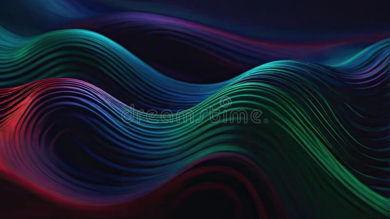 A Series of Wavy, Layered Lines Create a Textured Surface Stock ...