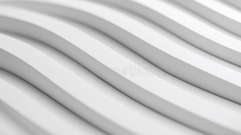 A Series of White, Curved Lines Forming a Wave-like Pattern. Stock ...