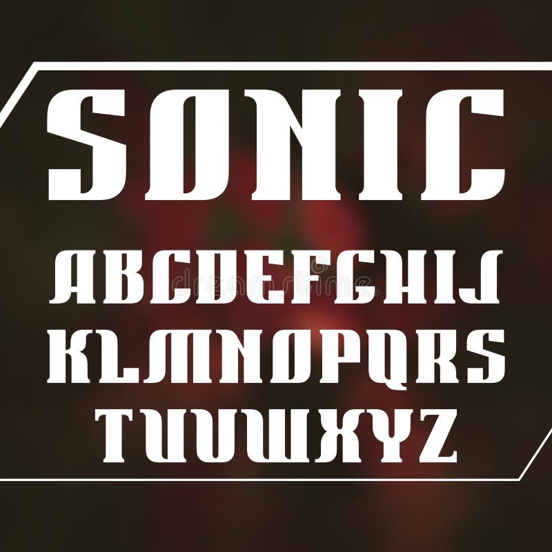 Sonic Font Stock Illustrations – 106 Sonic Font Stock Illustrations ...