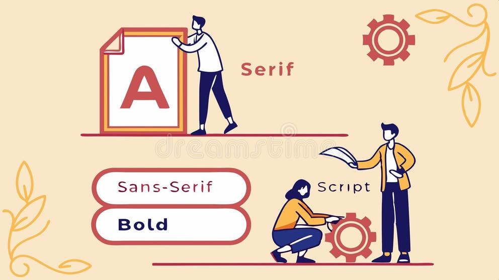 Serif Font a Icon, Typography and Design Element Vector Design Generative AI Stock Vector ...