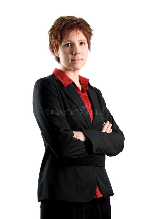 Serious stock image. Image of female, serious, businesswoman - 1633303