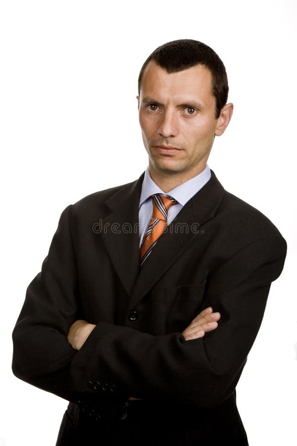 Serious stock photo. Image of contact, handsome, calm - 5272264