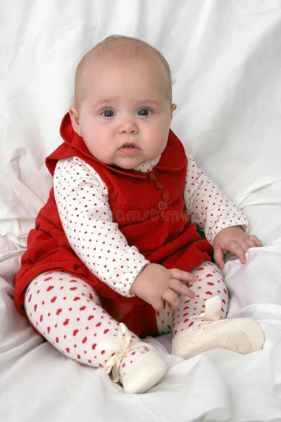 Serious baby stock photo. Image of clothing, clothes - 21679966