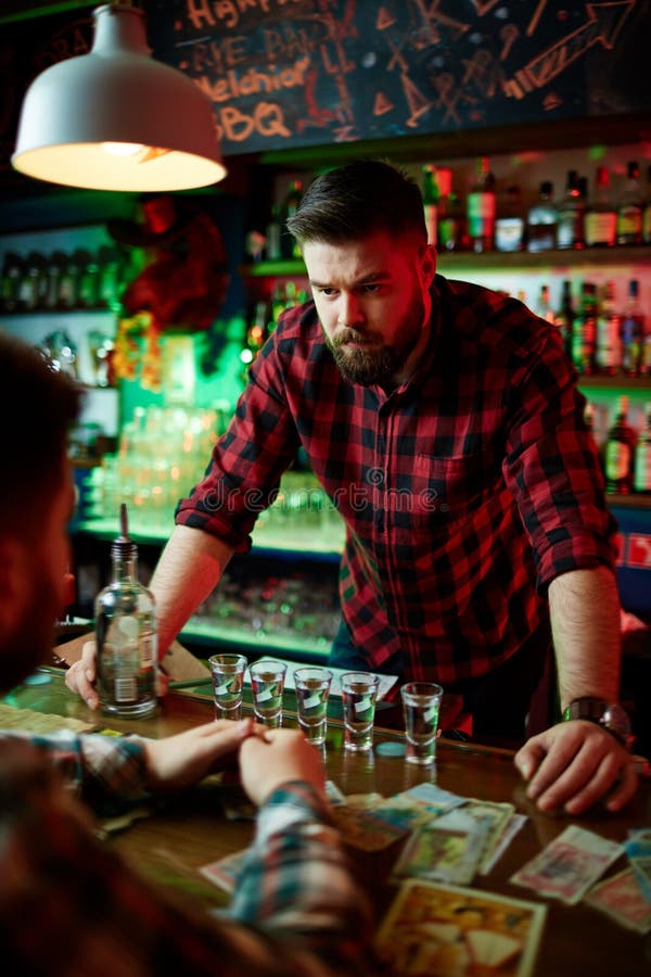 Handsome bartender stock image. Image of cocktails, nightlife - 26268725