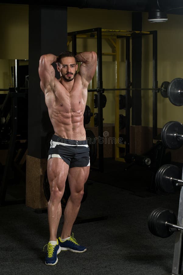Serious Body Builder Standing Gym Stock Photos - Free & Royalty-Free ...