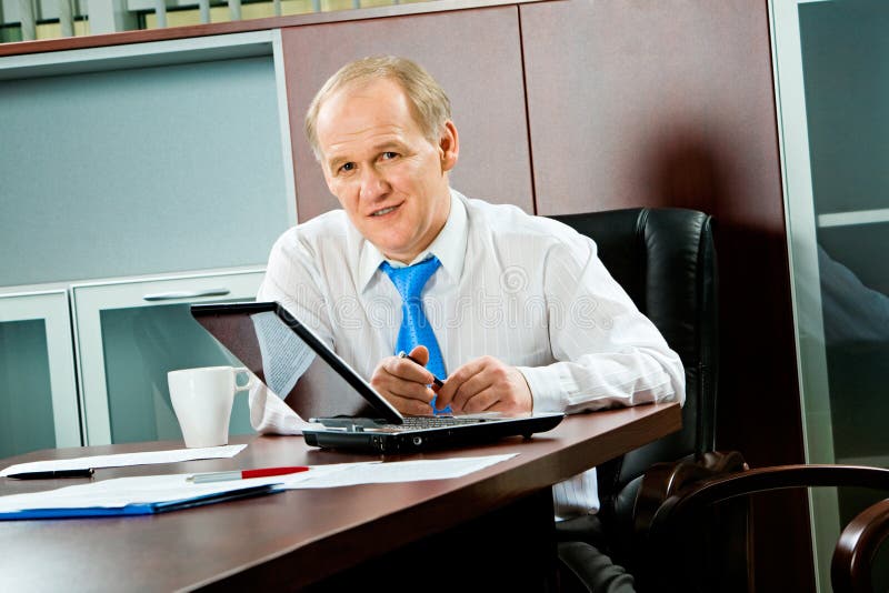 Serious boss stock photo. Image of businessperson, professional - 4472918
