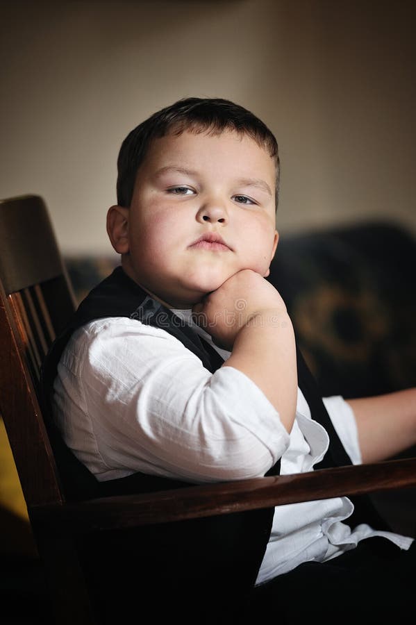 A serious boy. stock photo. Image of black, serious, people - 41054838