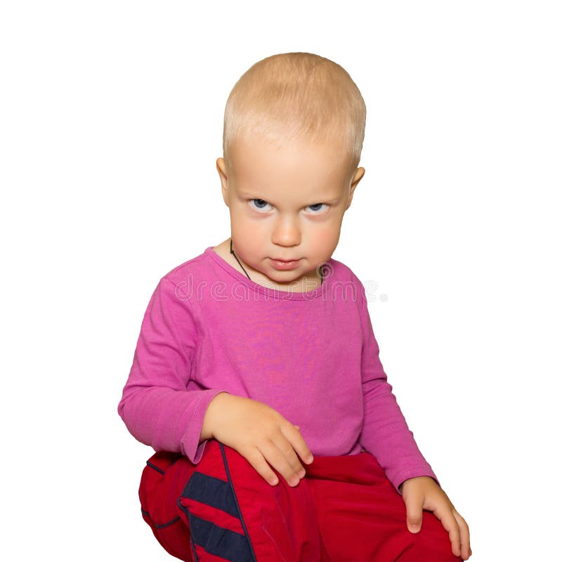 Serious baby stock image. Image of healthy, male, eyes - 29573419